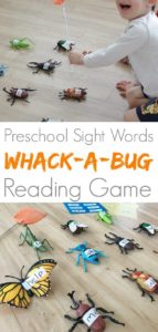 Preschool Sight Words Bug Reading Game for Kids