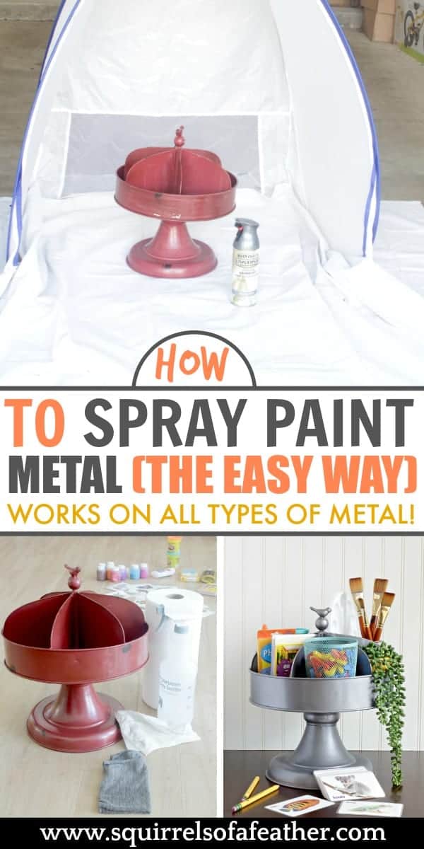 Can You Spray Paint Metal? Yes - This Project Will Show You How!
