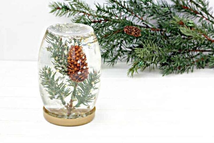 This Lovely Winter Glitter Calming Bottle DIY SPARKLES with Joy