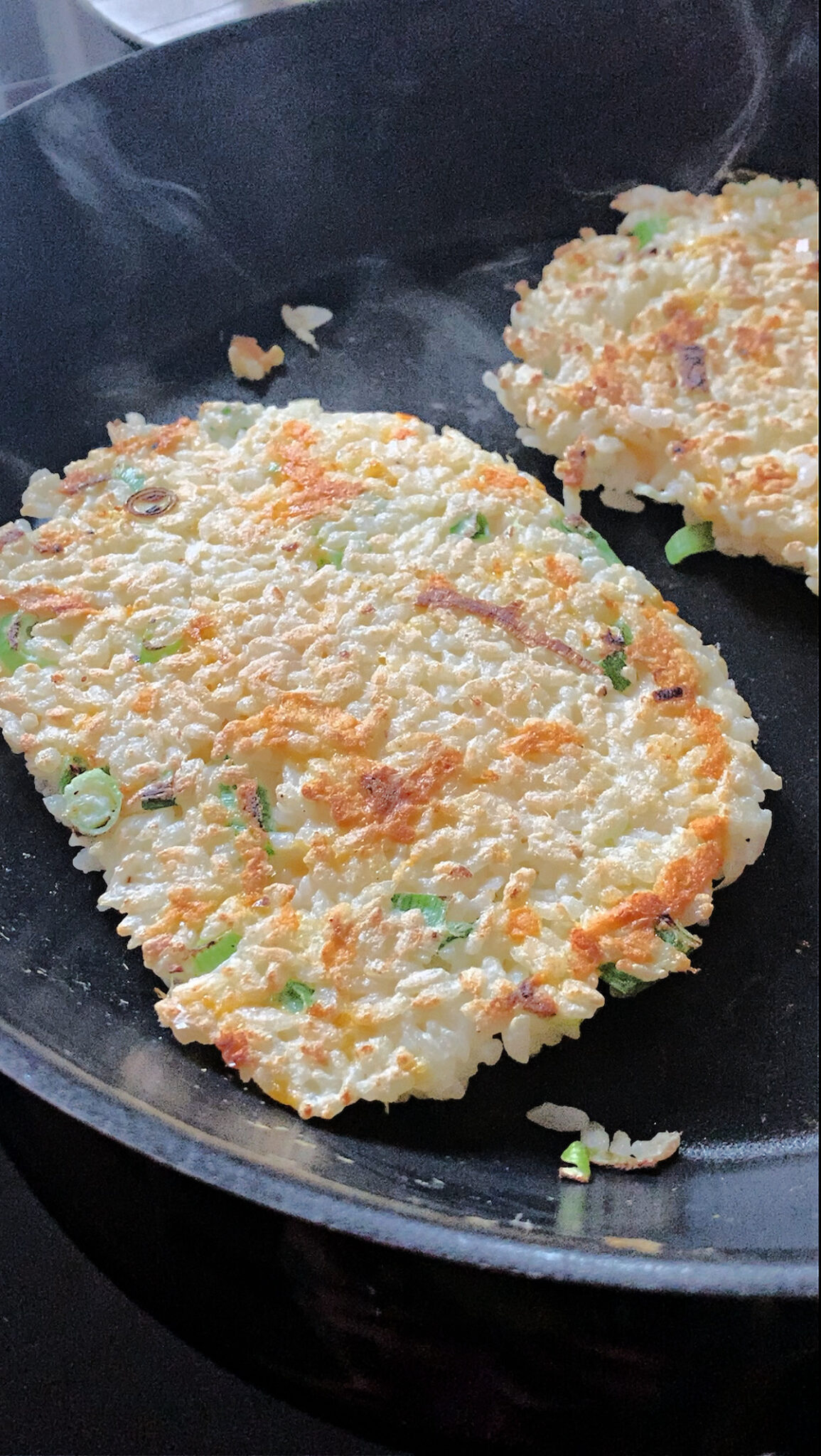 Easy Rice Pancake Recipe (Perfect for Leftover Rice!)